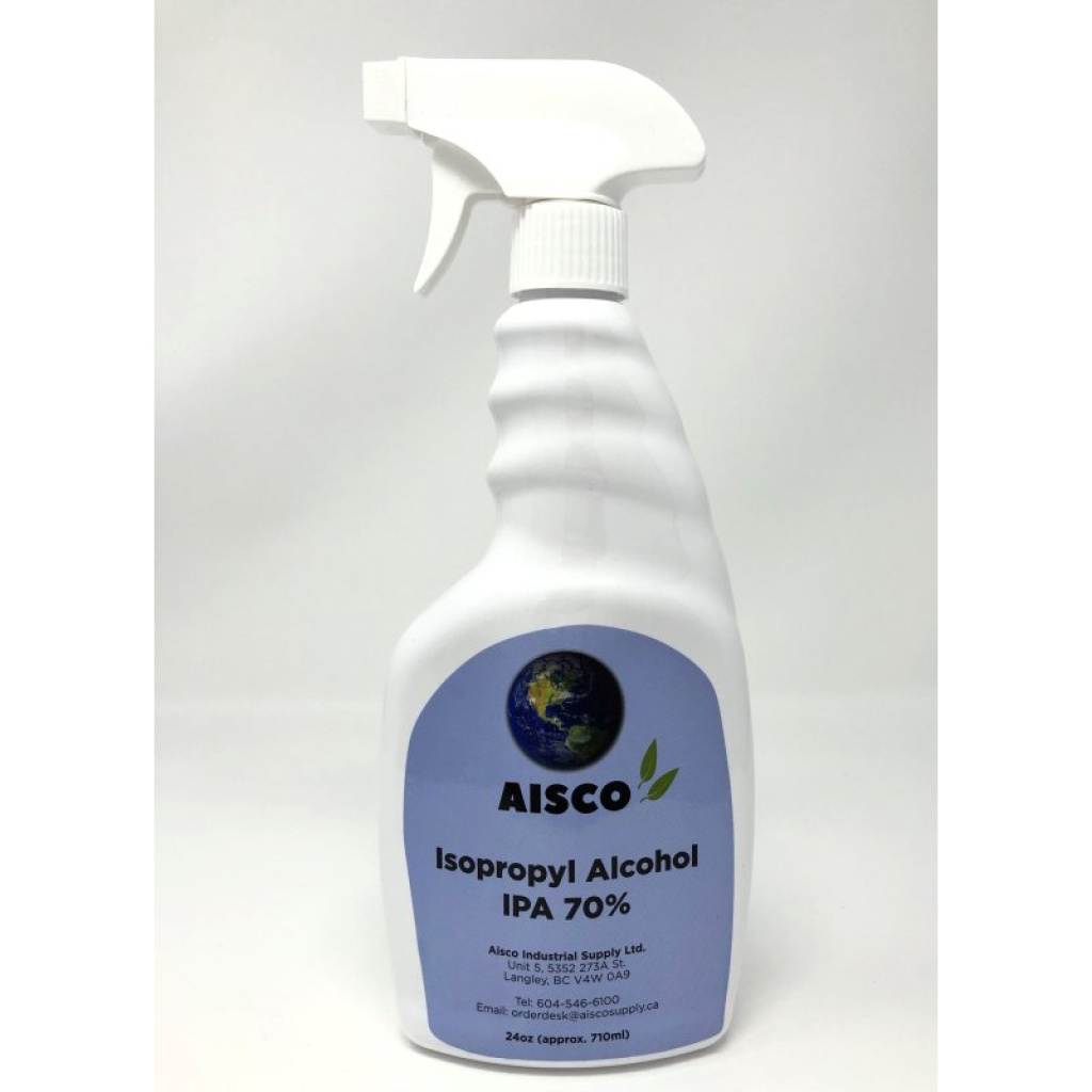 ISOPROPYL ALCOHOL 70% SPRAY BOTTLE - Aisco Industrial Supply Ltd.